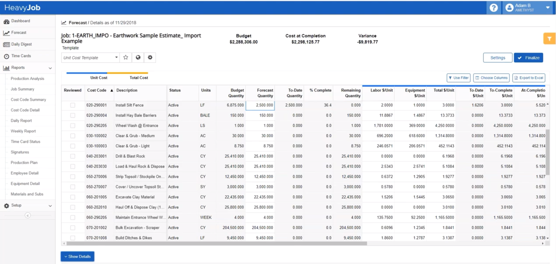 Forecasting is Now Available on HeavyJob.com | HCSS Success