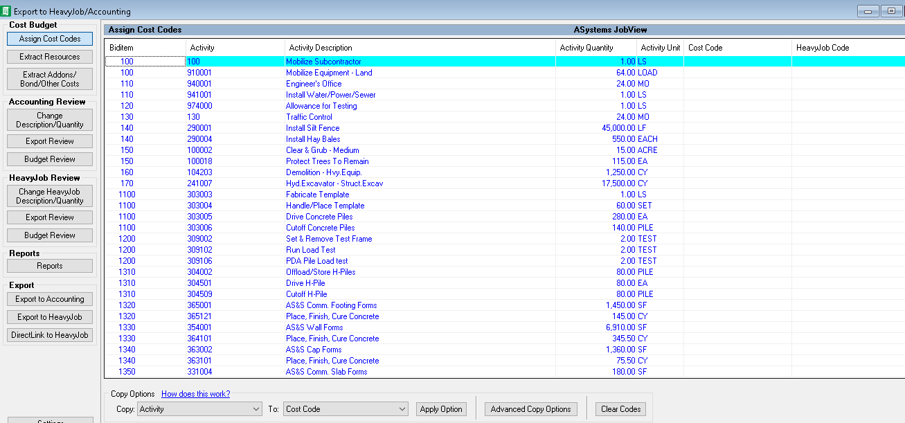 Tips for Bringing Your HeavyBid Estimate into HeavyJob | HCSS Success