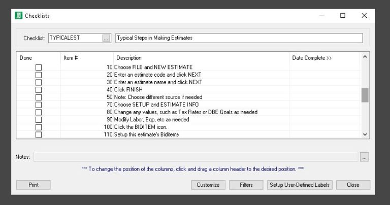 HeavyBid Checklists Can Unify Your Estimating Team | HCSS Success